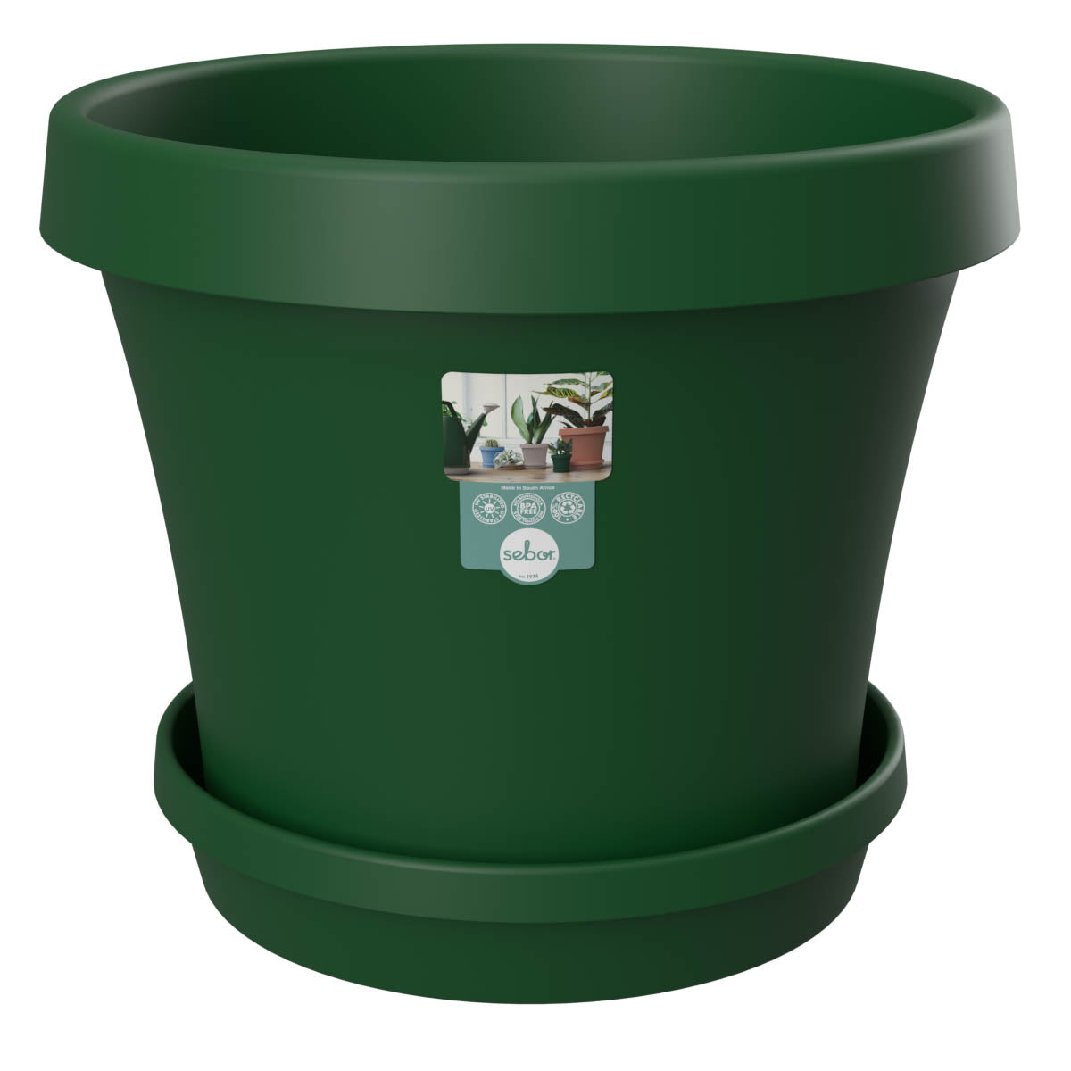 Sebor Super Pot - Green | Plant Pot