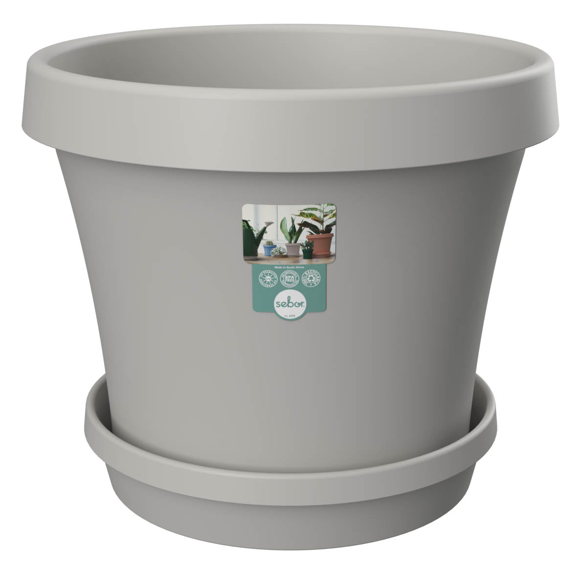Sebor Super Pot - Light Grey | Plant Pot