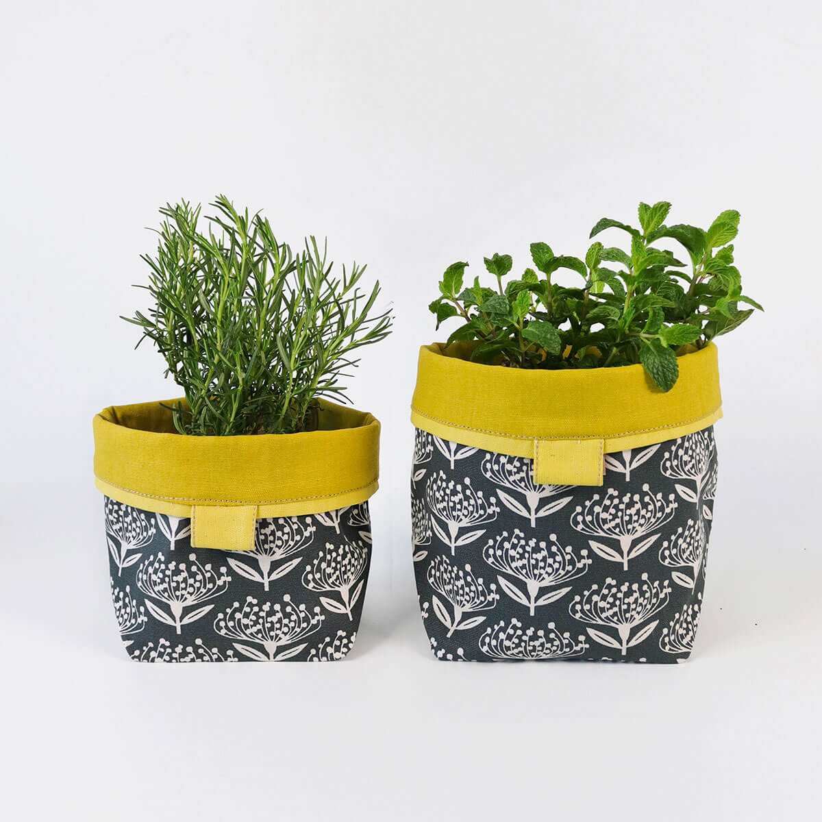 Reversible Soft Bucket - Pincushion Charcoal – Plantify - Urban Plantery